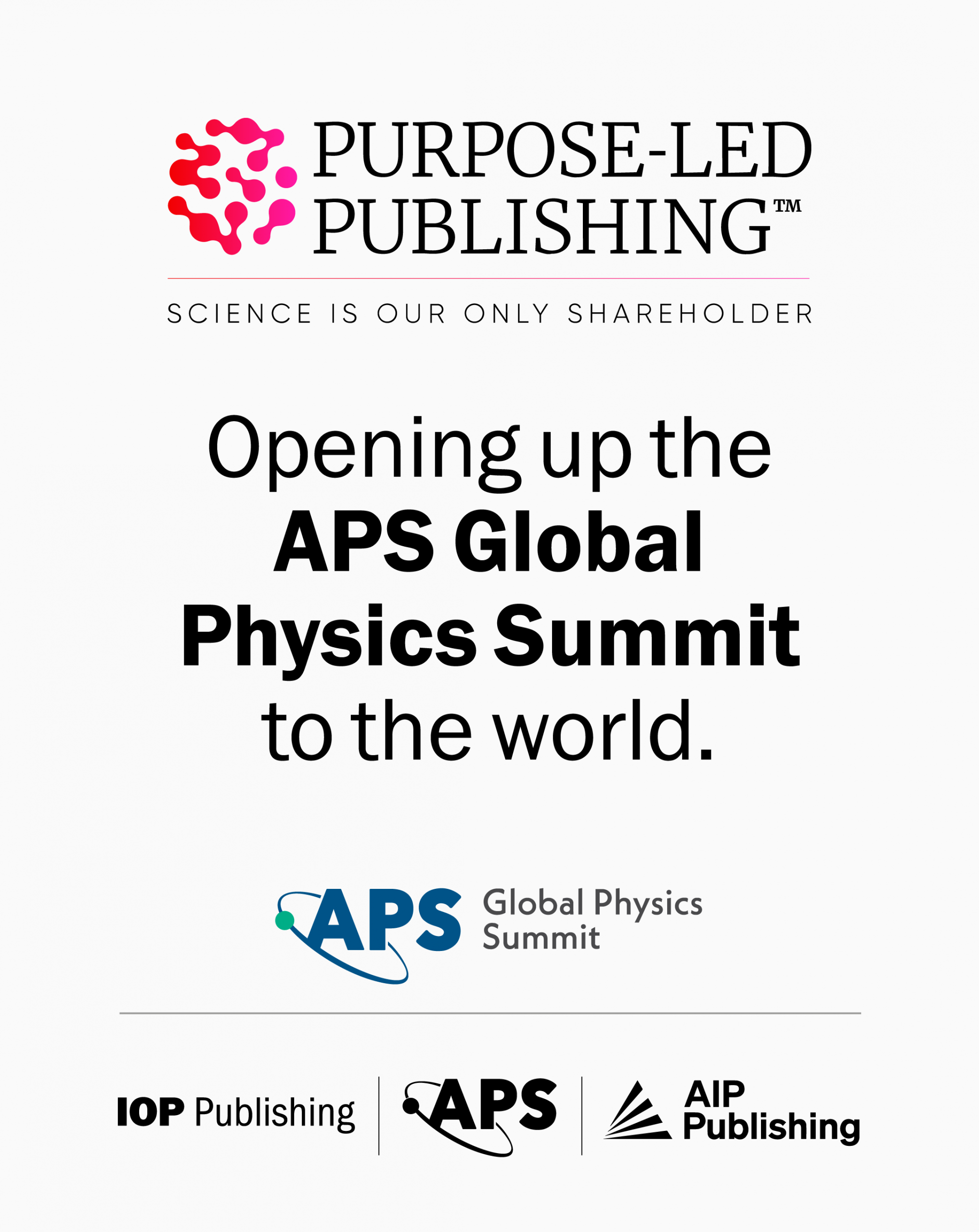 Purpose-Led Publishing brings the APS Global Physics Summit to ...